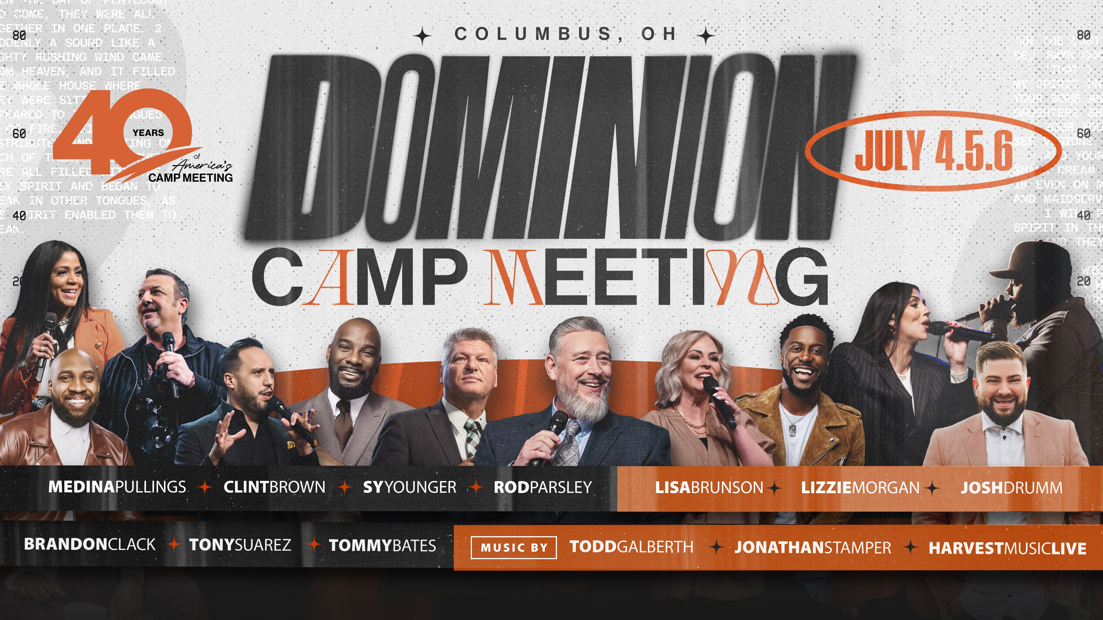 DOMINION CAMP MEETING 2025: July 4-6